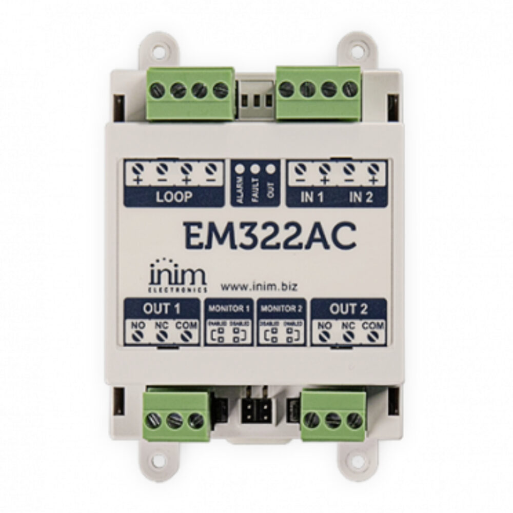 Módulo Relés Analógico INIM EM322AC Previdia Smartline - Seguridad Ríos ...